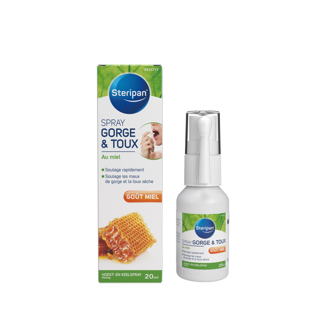AROMA SPRAY GORGE ET TOUX 20ML - Steripan