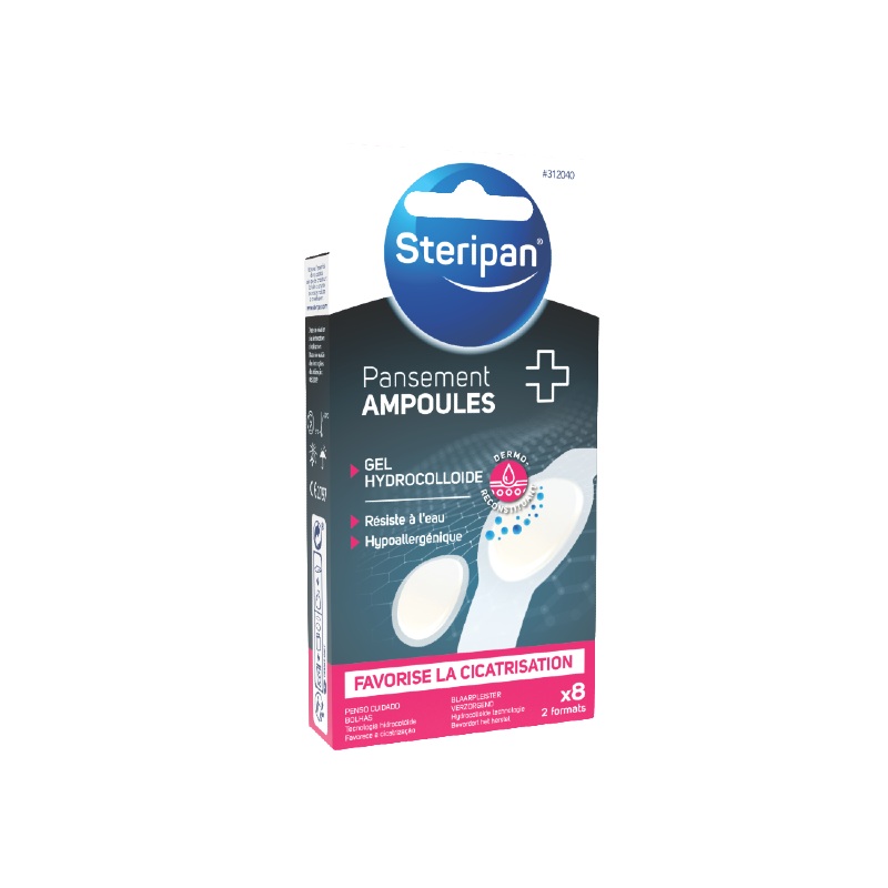 PANSEMENTS HYDROCOLLOÏDE AMPOULES - 2 FORMATS - STERIPAN